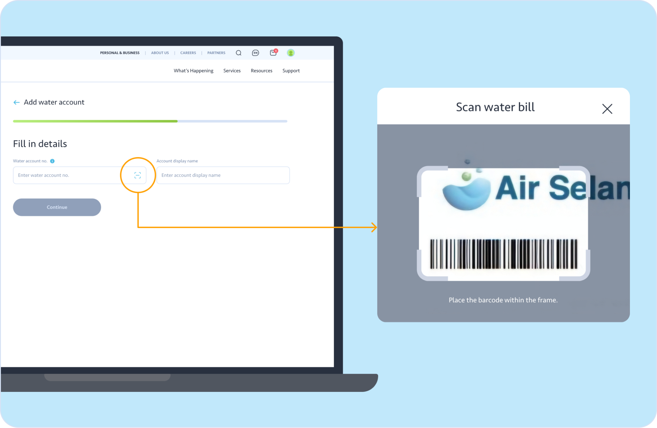 FAQ - Manage water accounts | Air Selangor