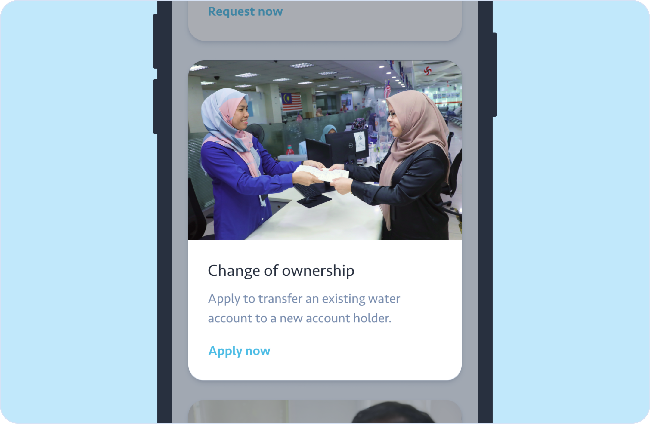 FAQ - Change of ownership | Air Selangor
