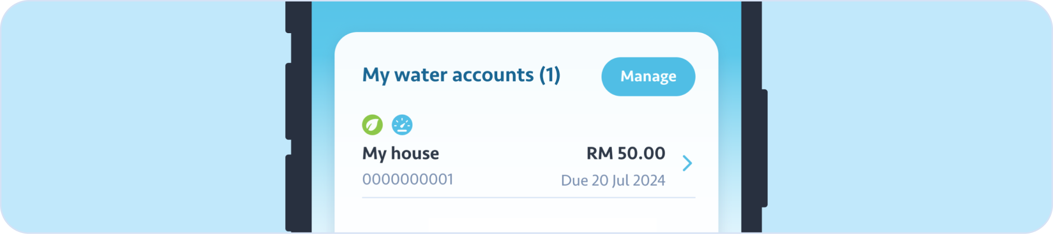 FAQ - Water account details | Air Selangor