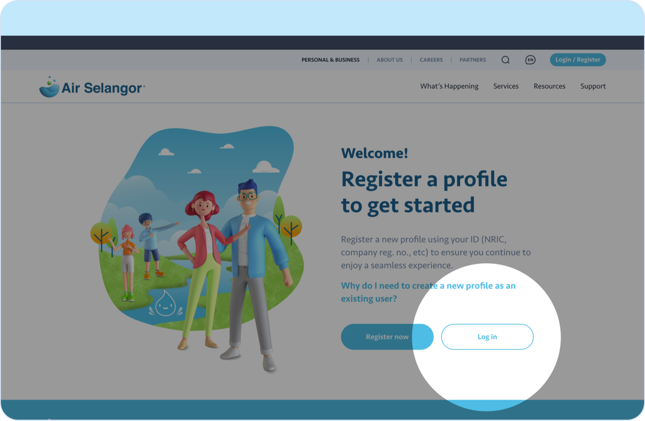 FAQ - Login | Air Selangor